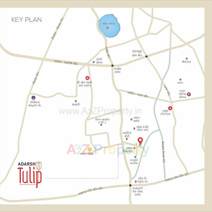 Adarsh Tulip Skyview | at Vatva, Ahmedabad
