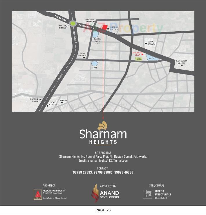 Sharnam Heights | Shops & Flats at Kathwada, Ahmedabad