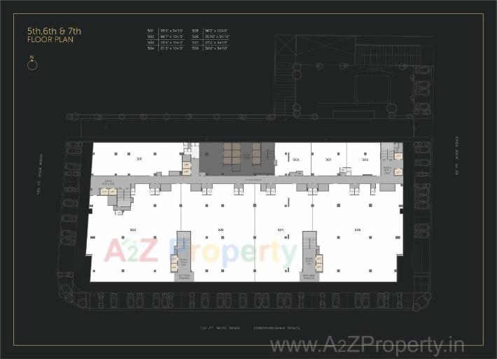 Times Square Grand | Office & Showroom at Shindhubhavan Thaltej, Ahmedabad