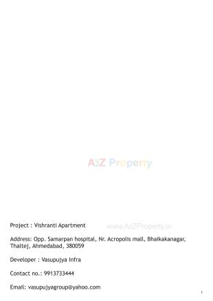 Vishranti Apartment | at Thaltej, Ahmedabad