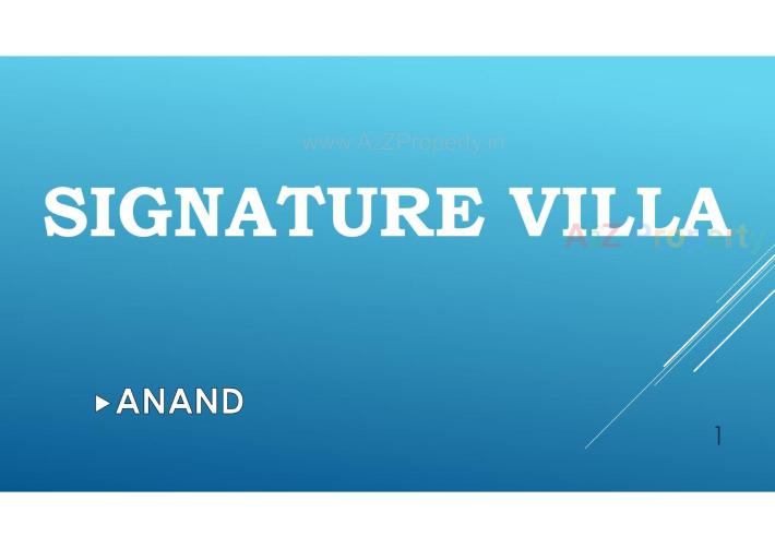 Signature Villa | at Anand, Anand