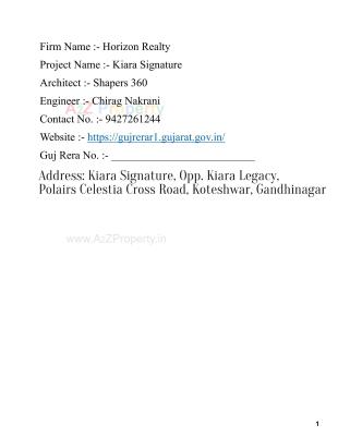 Kiara Signature | at Gandhinagar, Gandhinagar