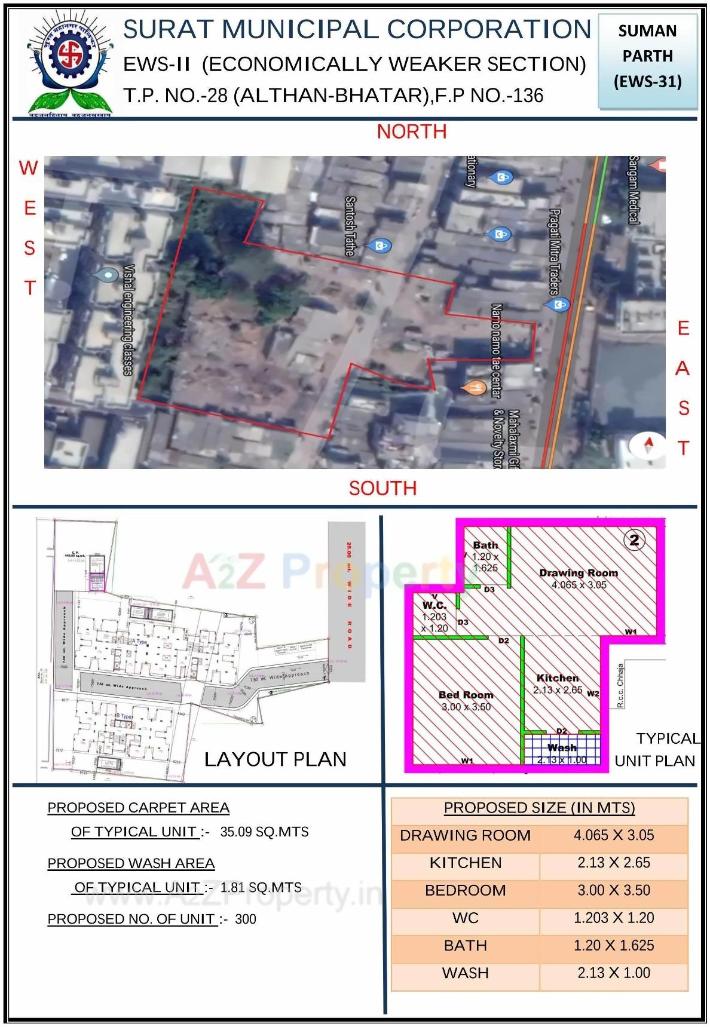 Sumanh Ews 31 Tp 28 (althan Bhatar) Fp 1 | at Surat, Surat