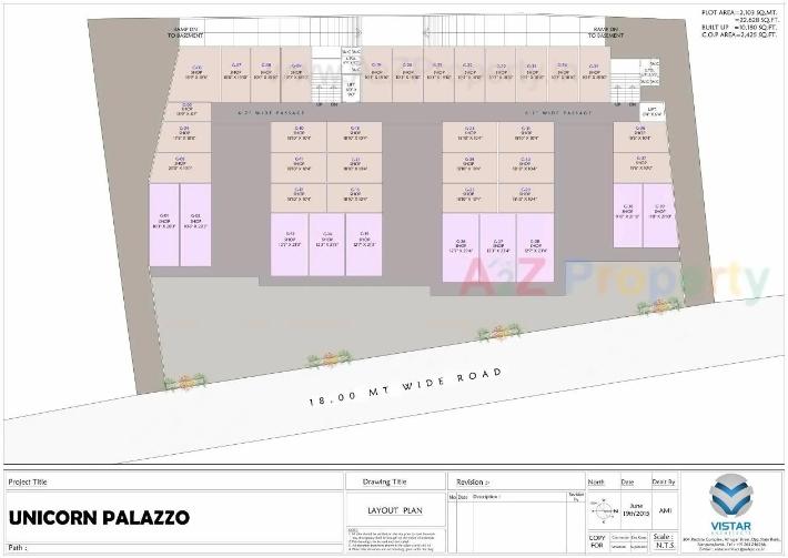 Unicorn Palazzo | Shops & Offices at Vesu, Surat