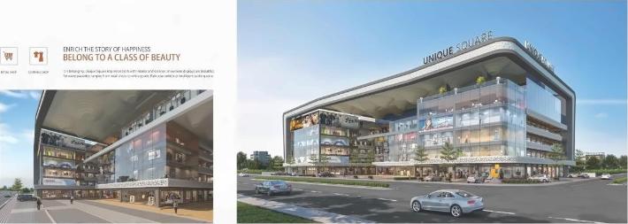 Unique Square | Shops, Offices & Offices at Singanpore, Surat