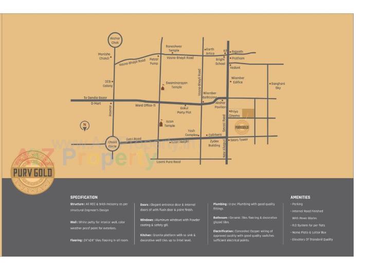 Purv Gold | Shops, Flats & Offices at Sevasi, Vadodara